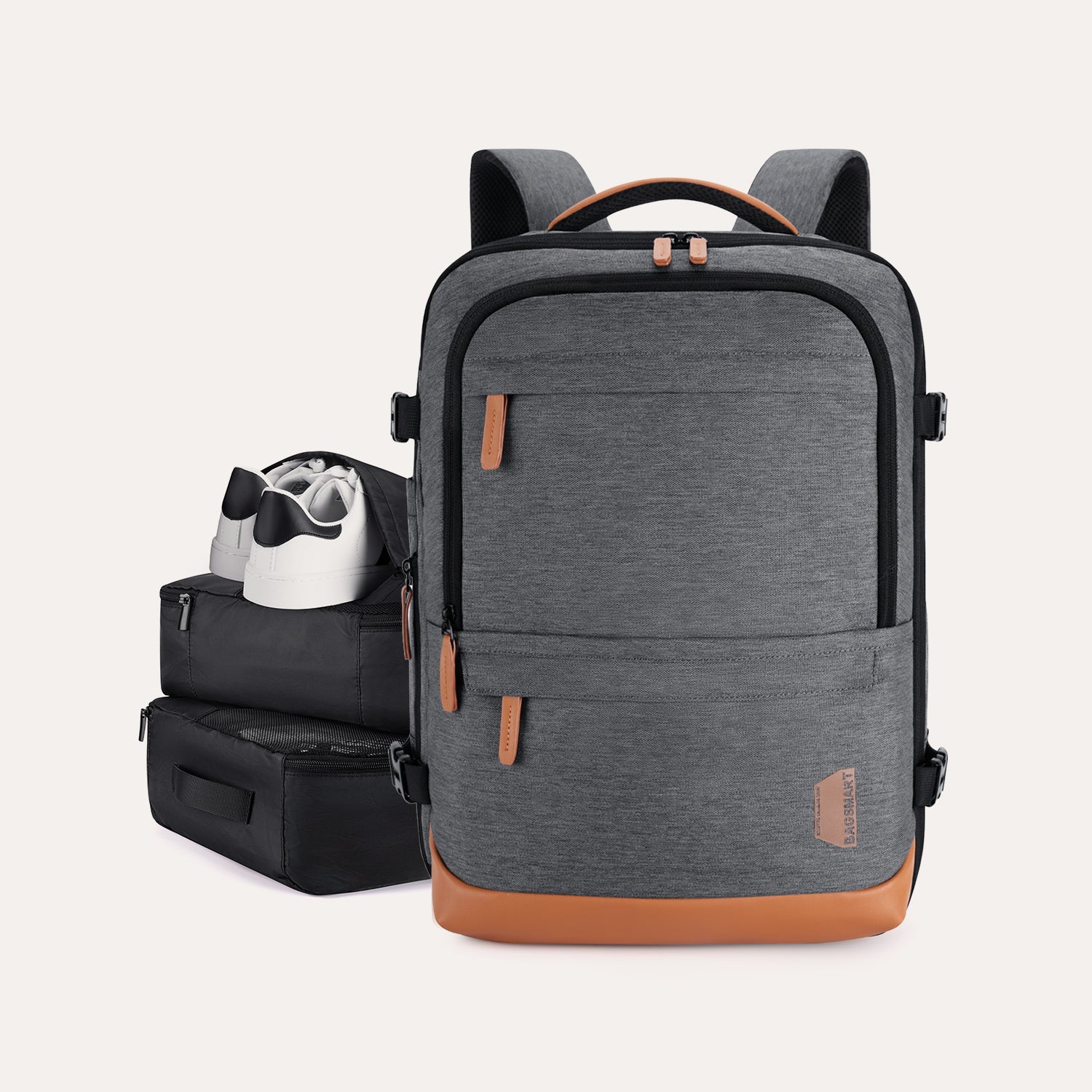 Falco 40L Expandable Airline Approved Carry On Backpack – UK.BAGSMART